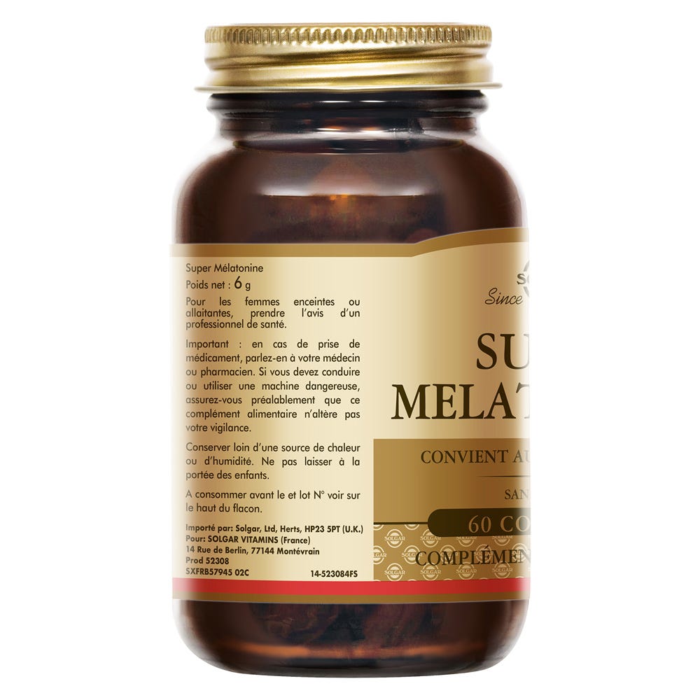 Super Mélatonine - Sommeil et Relaxation | Solgar - FR