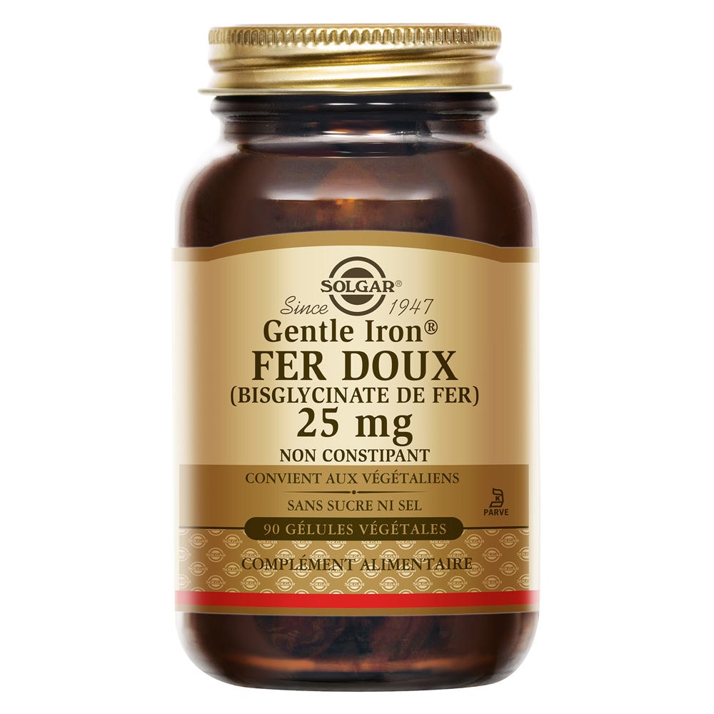 Fer doux (Gentle Iron) - Vitalité | Solgar - FR