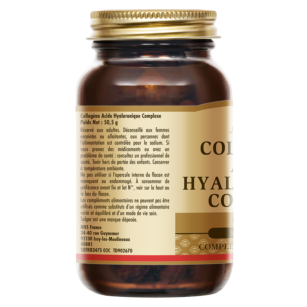 Collagène Acide Hyaluronique Complexe - Beauté | Solgar - FR