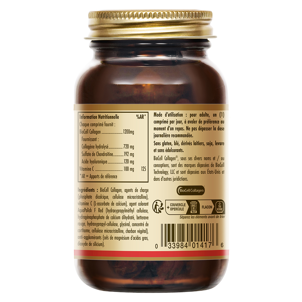 Collagène Acide Hyaluronique Complexe - Beauté | Solgar - FR